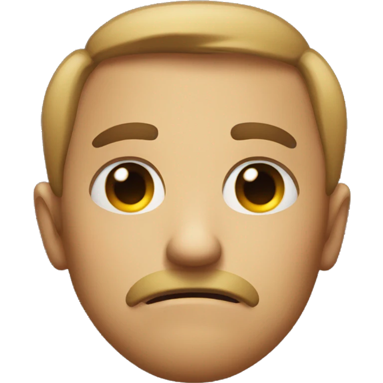 An emoji face that is giving an intense stare emoji | AI Emoji Generator