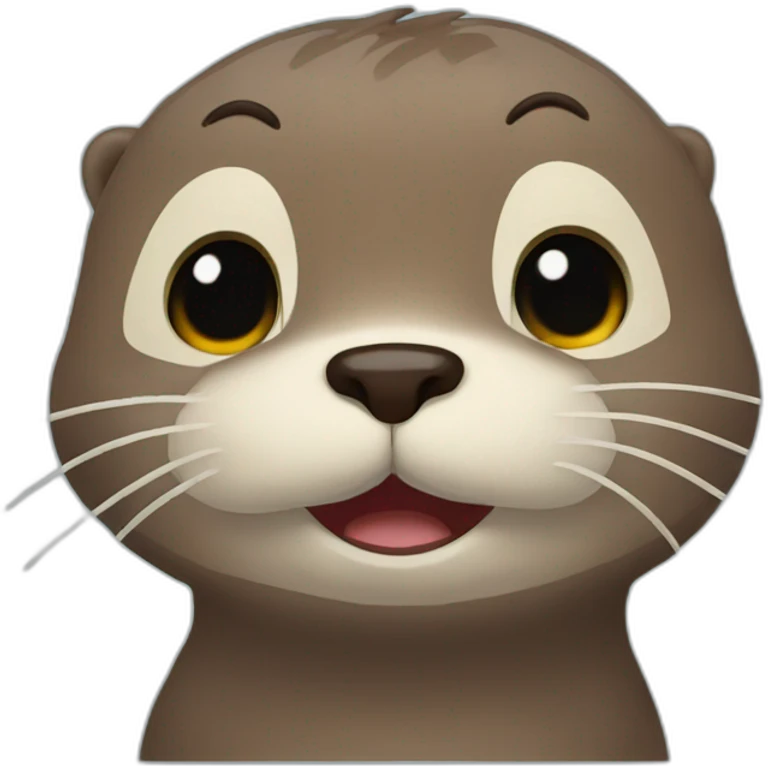 crying otter emote emoji | AI Emoji Generator