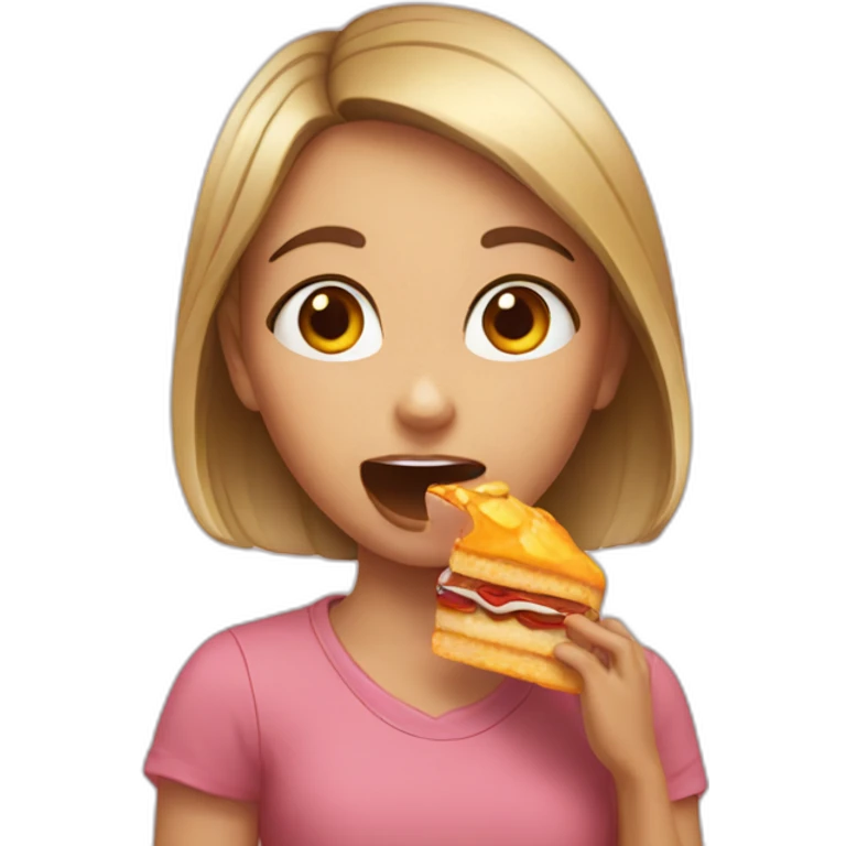 girl eat kinder emoji | AI Emoji Generator