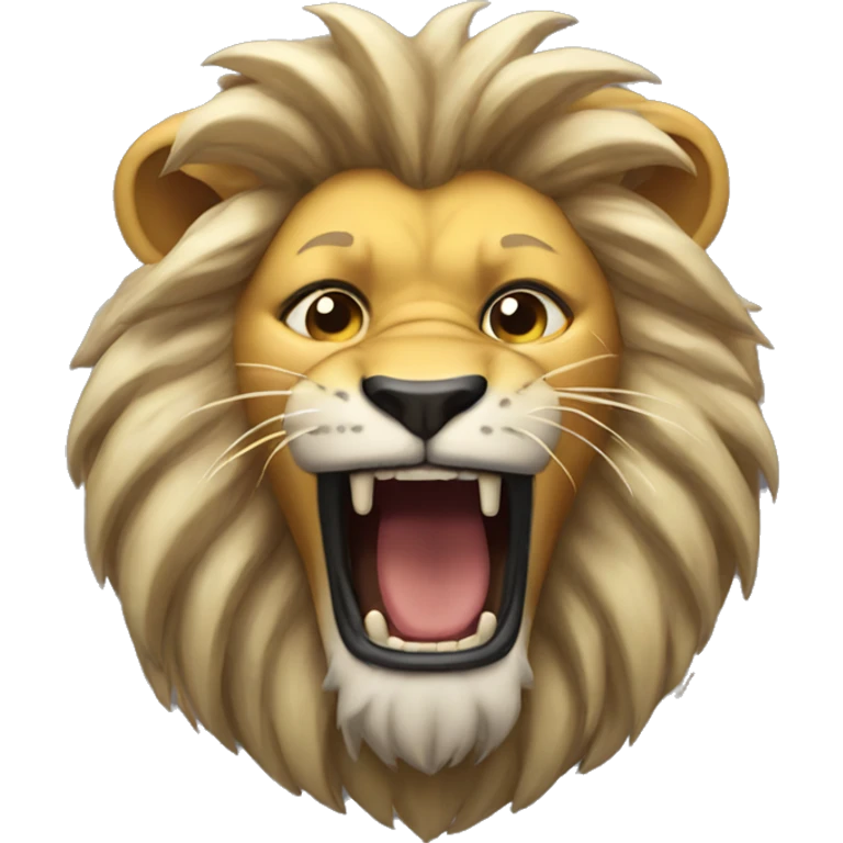 Emoji de un león llorando emoji | AI Emoji Generator