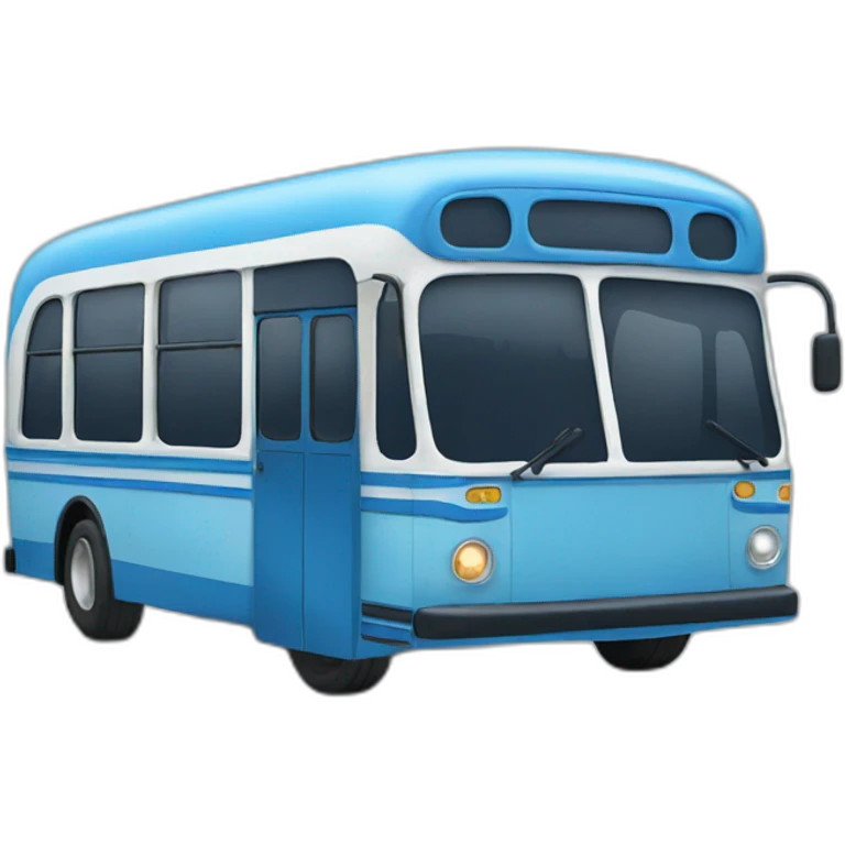 Blue bus emoji | AI Emoji Generator