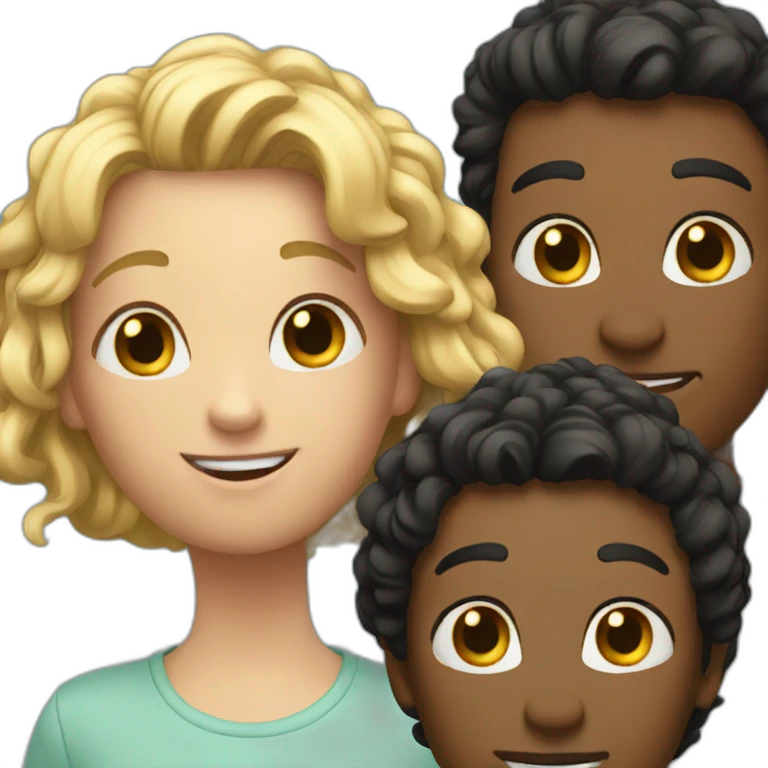 3 best friends emoji | AI Emoji Generator
