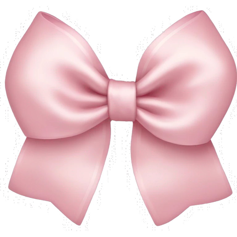 Light Pink bow emoji | AI Emoji Generator