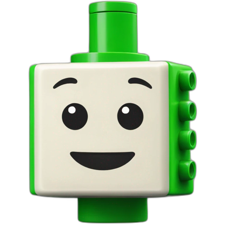 green lego block emoji | AI Emoji Generator