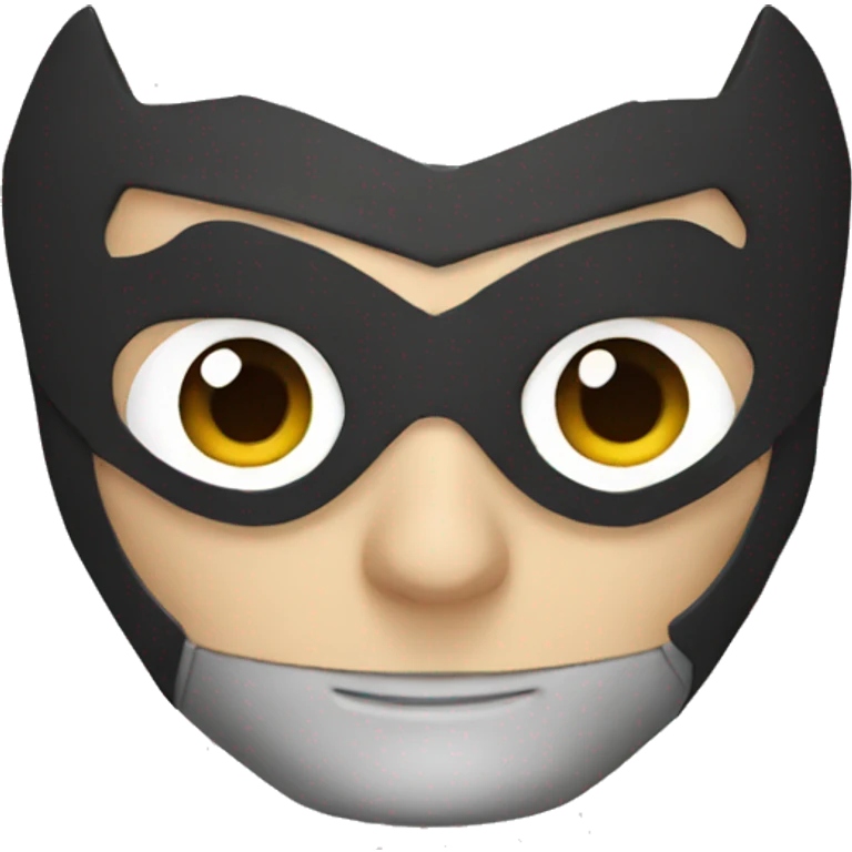 Superman with robin's mask emoji | AI Emoji Generator