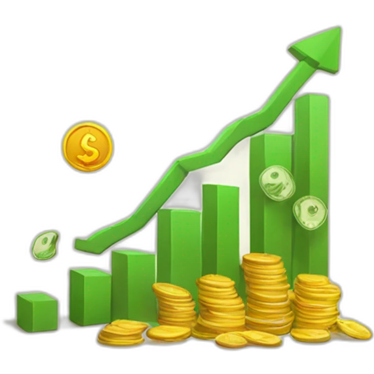 money chart going up emoji | AI Emoji Generator