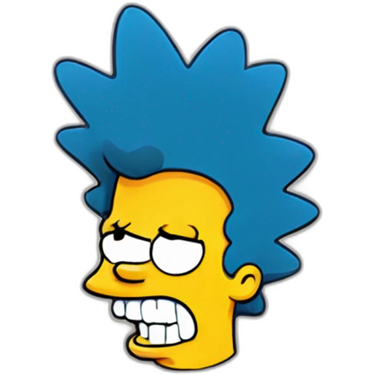 Bart simpson laughing emoji | AI Emoji Generator