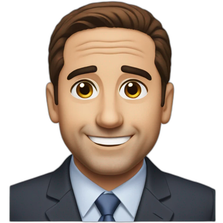 michael scott smiling emoji | AI Emoji Generator