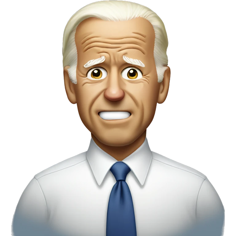 Joe biden sweating emoji | AI Emoji Generator