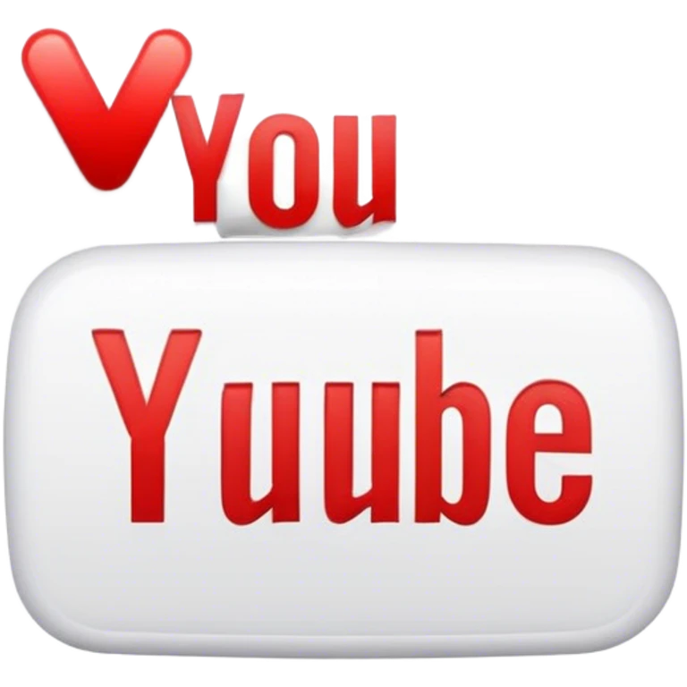 Youtube logo emoji | AI Emoji Generator