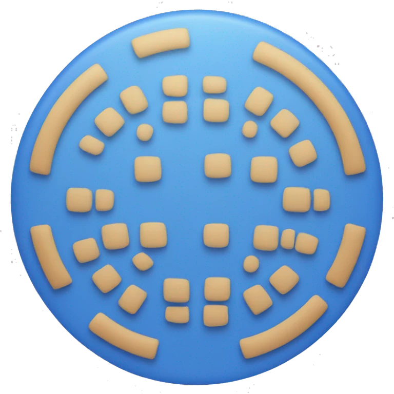 Create circle blue emoji with check on the center emoji | AI Emoji ...