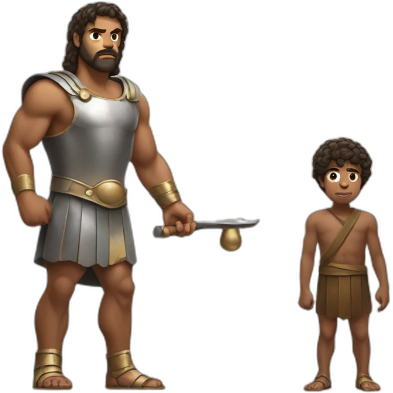 David and goliath emoji | AI Emoji Generator