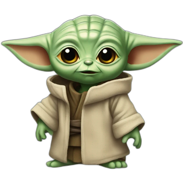 mad baby yoda emoji | AI Emoji Generator