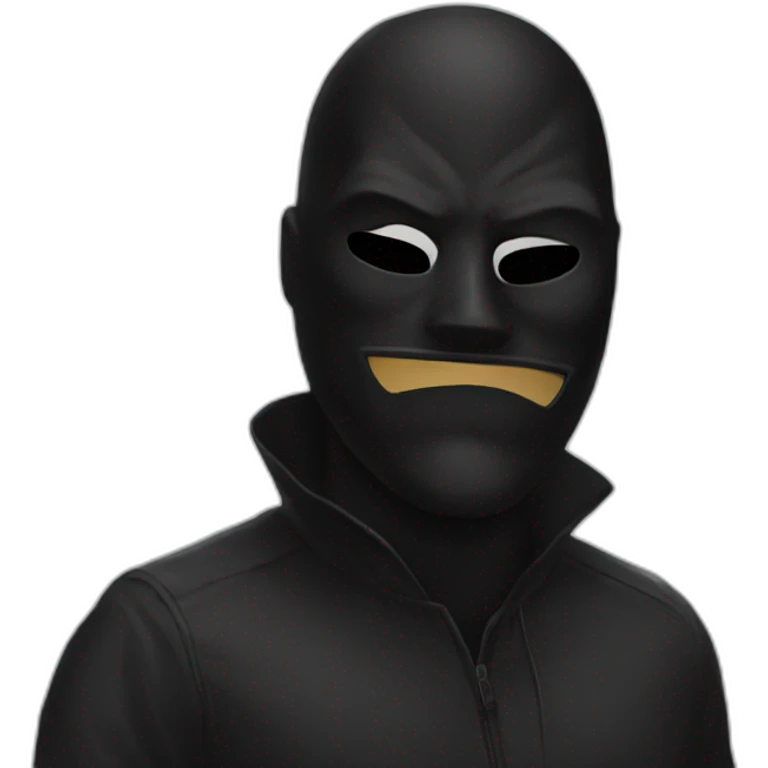 black mask dc emoji | AI Emoji Generator