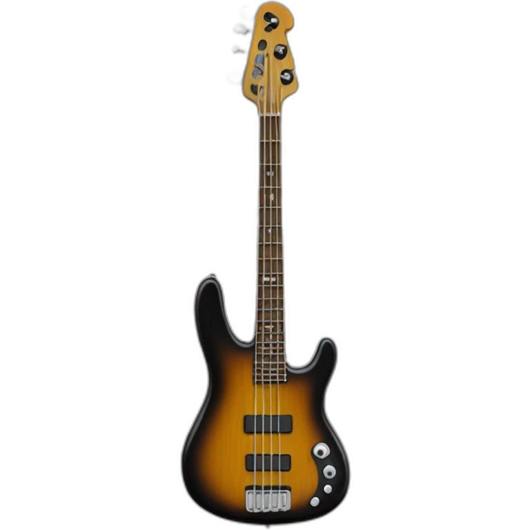 Bass guitar black emoji | AI Emoji Generator
