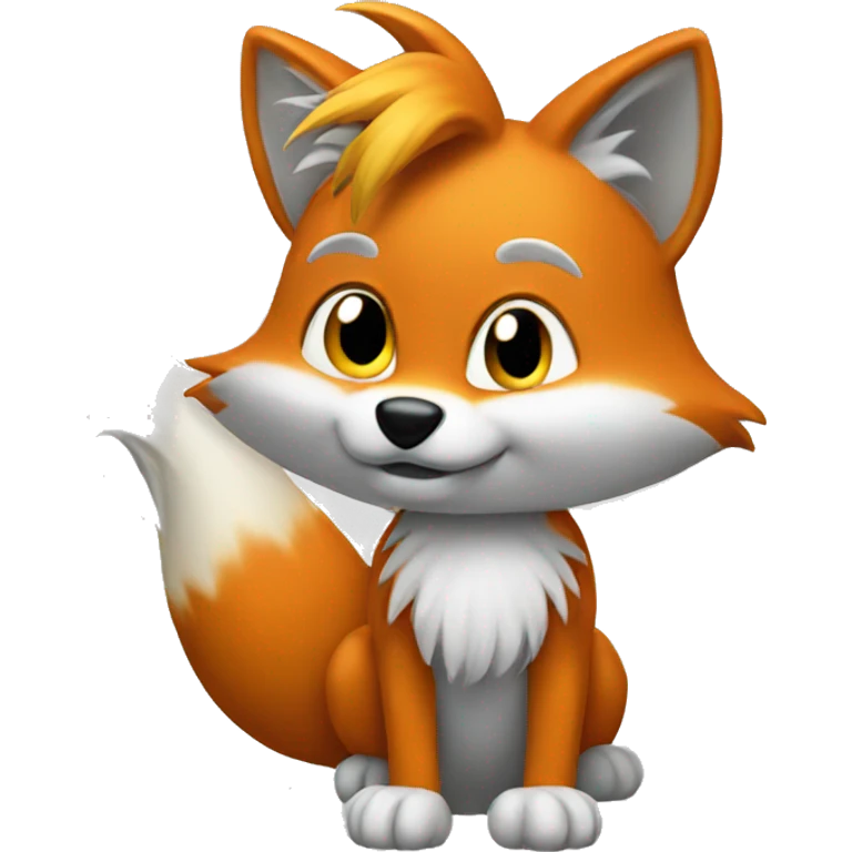 Tails the Fox emoji | AI Emoji Generator