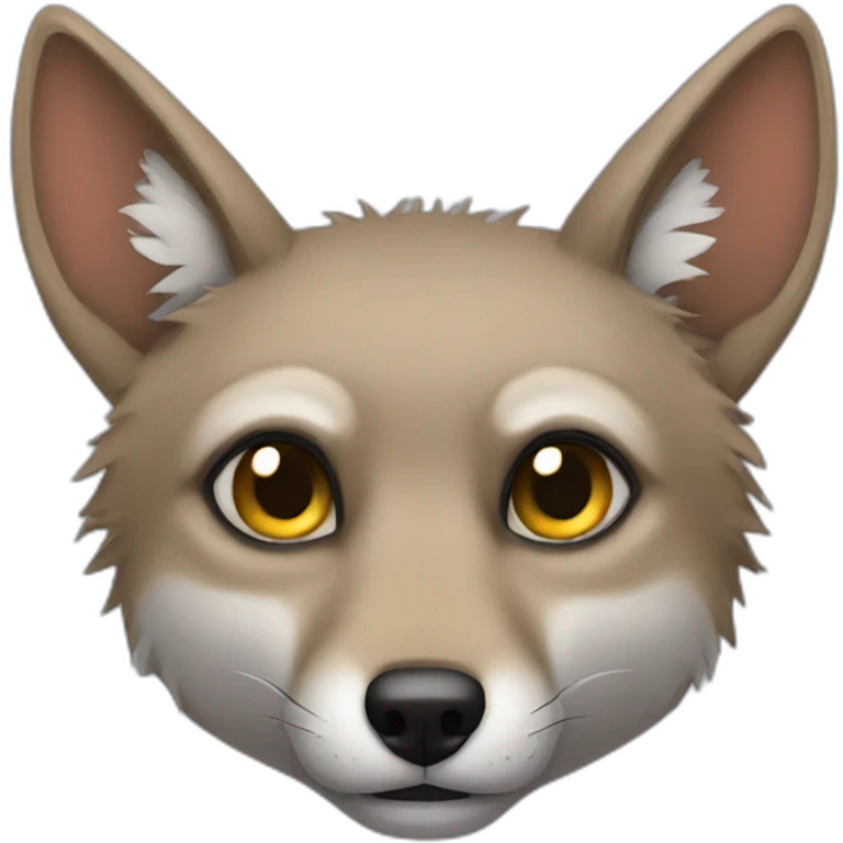 Jackal being sad emoji | AI Emoji Generator