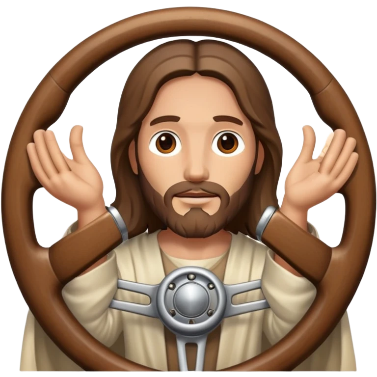 JESUS TAKE THE WHEEL emoji | AI Emoji Generator