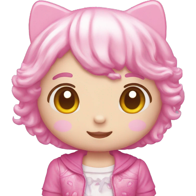 Hello Kitty con cara enamorada emoji | AI Emoji Generator