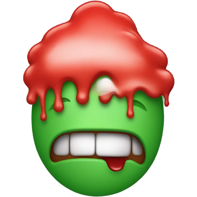 Based on the vomit emoji but the vomit is red instead of green emoji ...