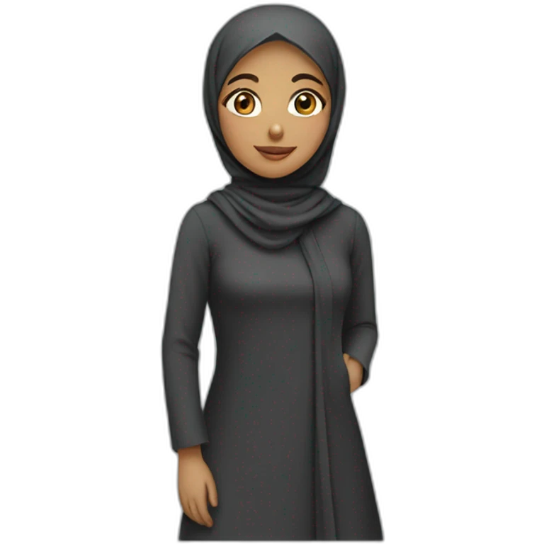 Girl wearing hijab emoji | AI Emoji Generator