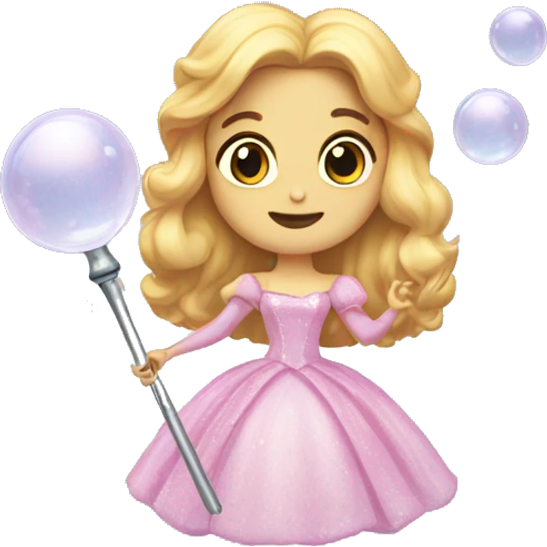 glinda’s bubble wand emoji | AI Emoji Generator