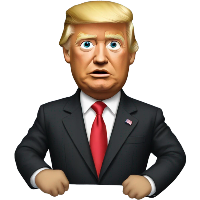 Donald Trump puppet emoji | AI Emoji Generator