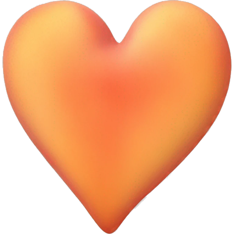 peach colored heart emoji | AI Emoji Generator