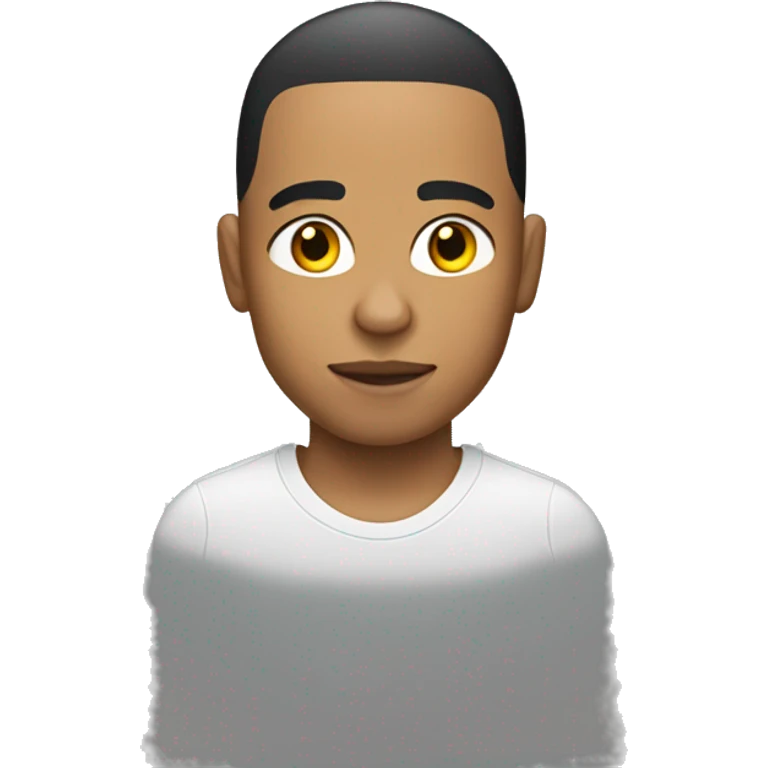 Lightskin man with a low taper fade emoji | AI Emoji Generator