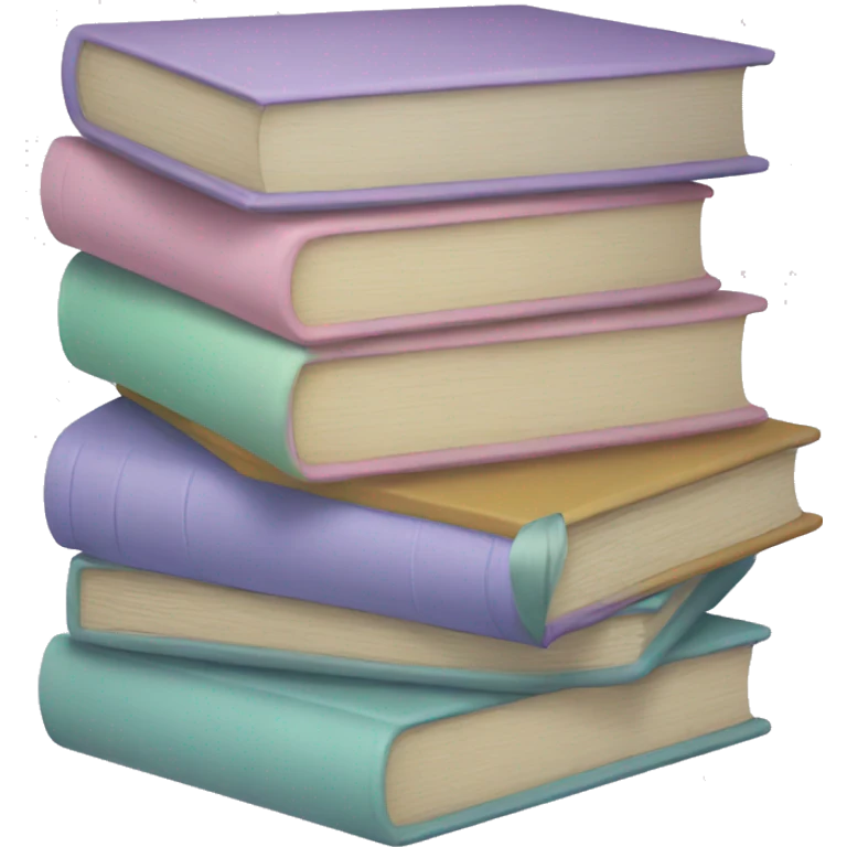 Pastel books emoji | AI Emoji Generator