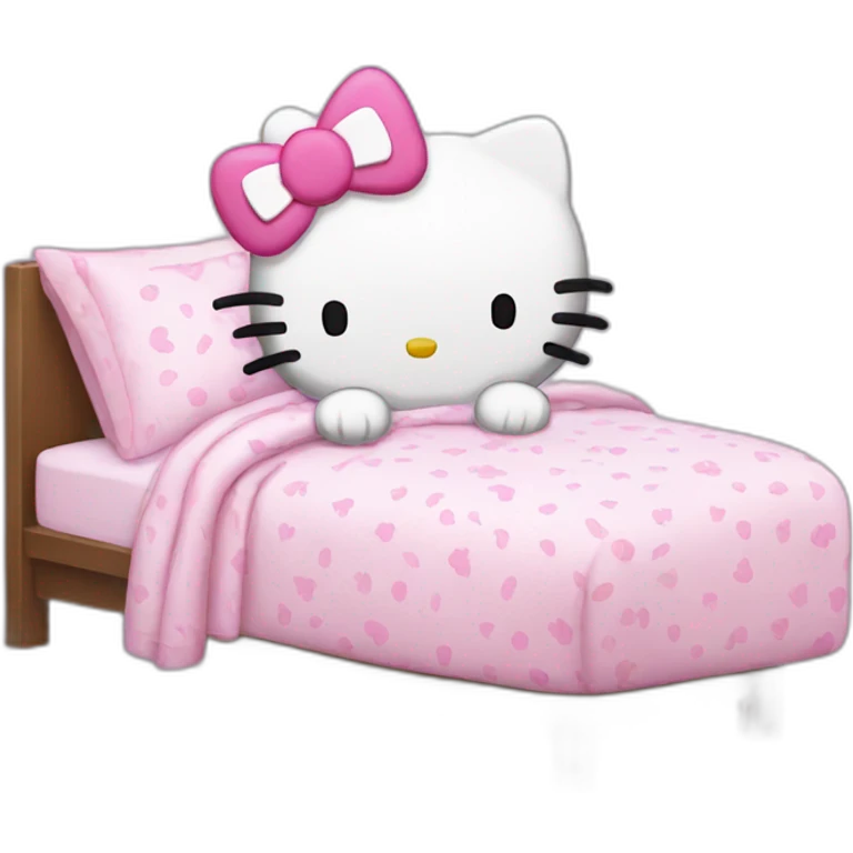 Hello kitty sleep emoji | AI Emoji Generator