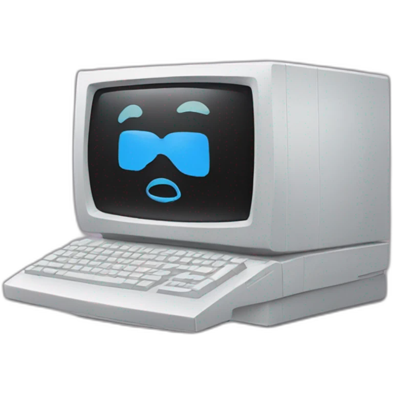 computer with MJ logo emoji | AI Emoji Generator
