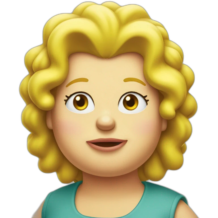 fat Lisa Simpson emoji | AI Emoji Generator