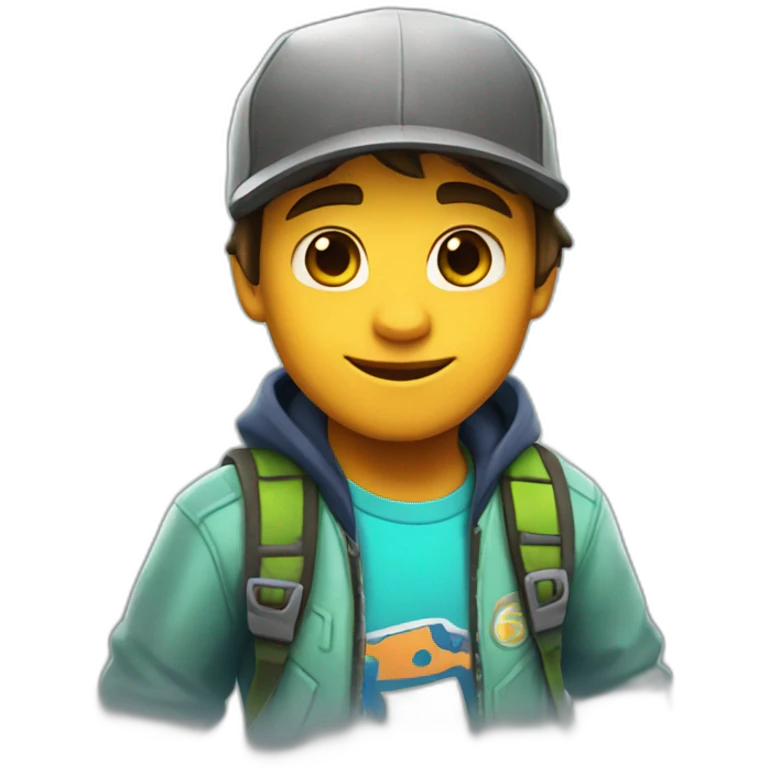 Subway surfers jack emoji | AI Emoji Generator