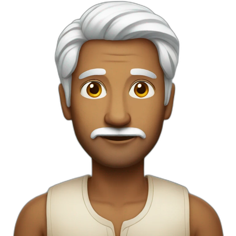 Tall Indian man emoji | AI Emoji Generator