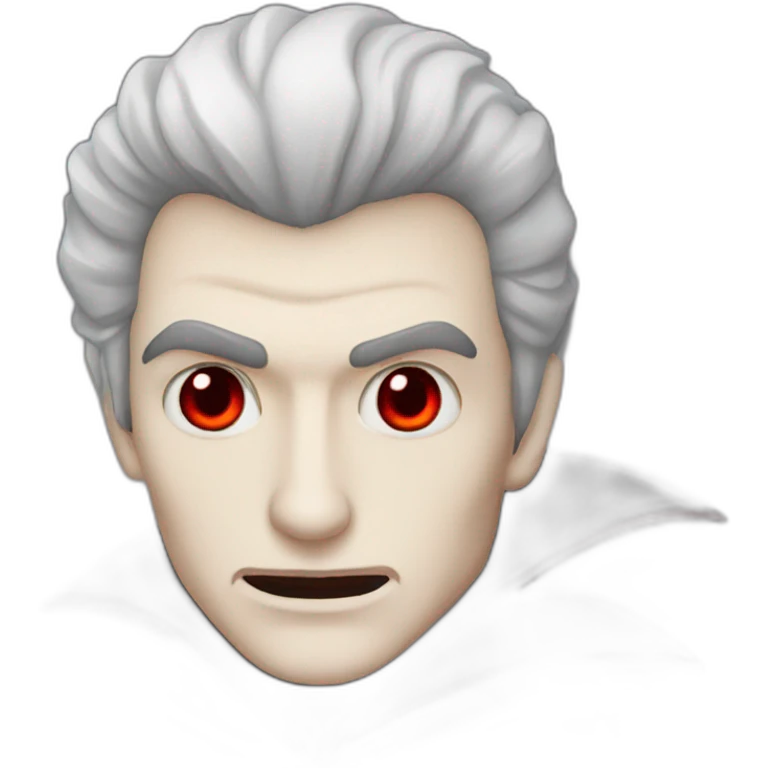 pale skin dracula red eyes emoji | AI Emoji Generator