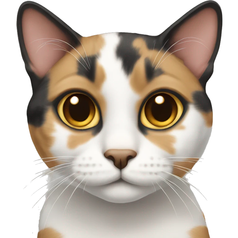 Diluted calico cat emoji | AI Emoji Generator