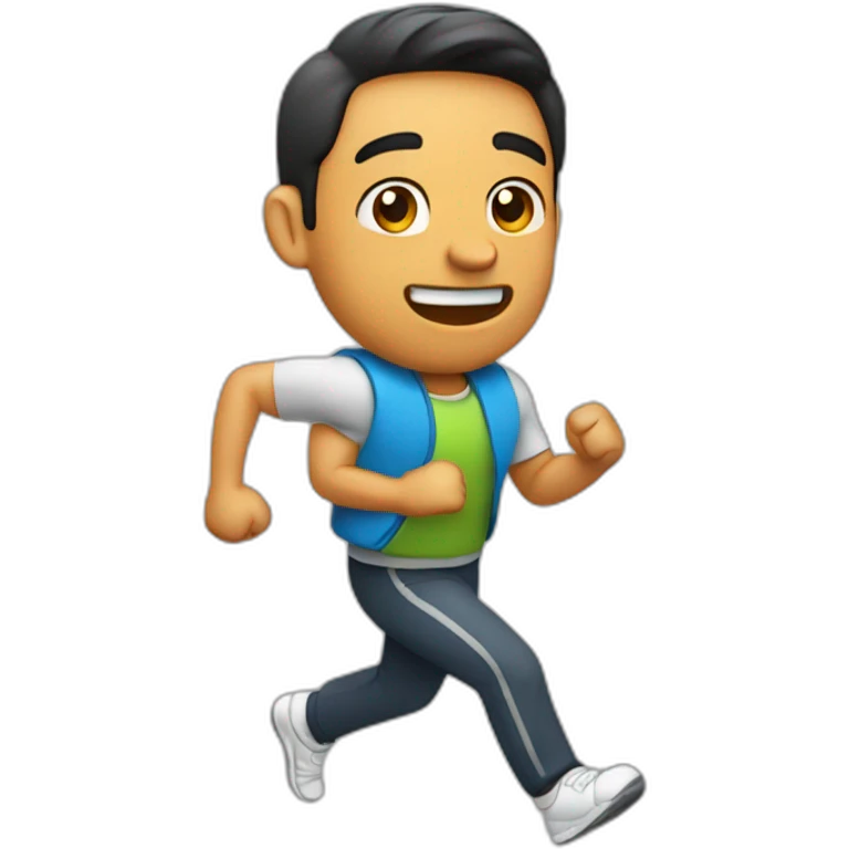 hombre haciendo cardio emoji | AI Emoji Generator