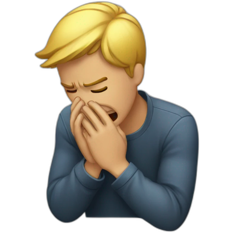 facepalm anguish emoji | AI Emoji Generator