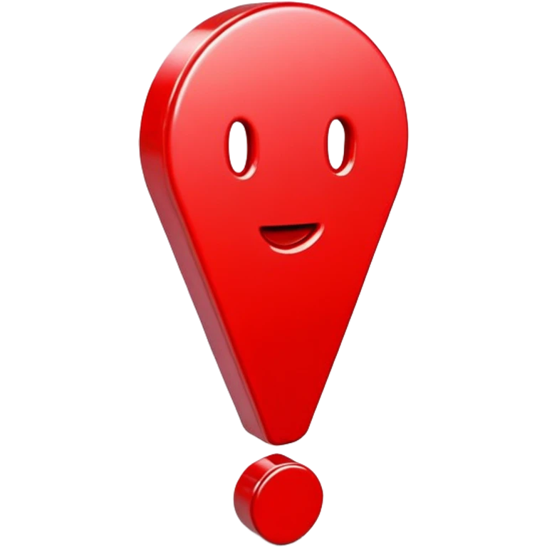 red exclamation mark emoji | AI Emoji Generator