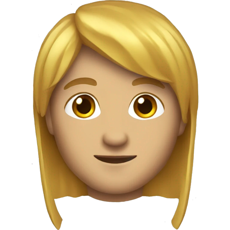 Avatar con pelo liso emoji | AI Emoji Generator
