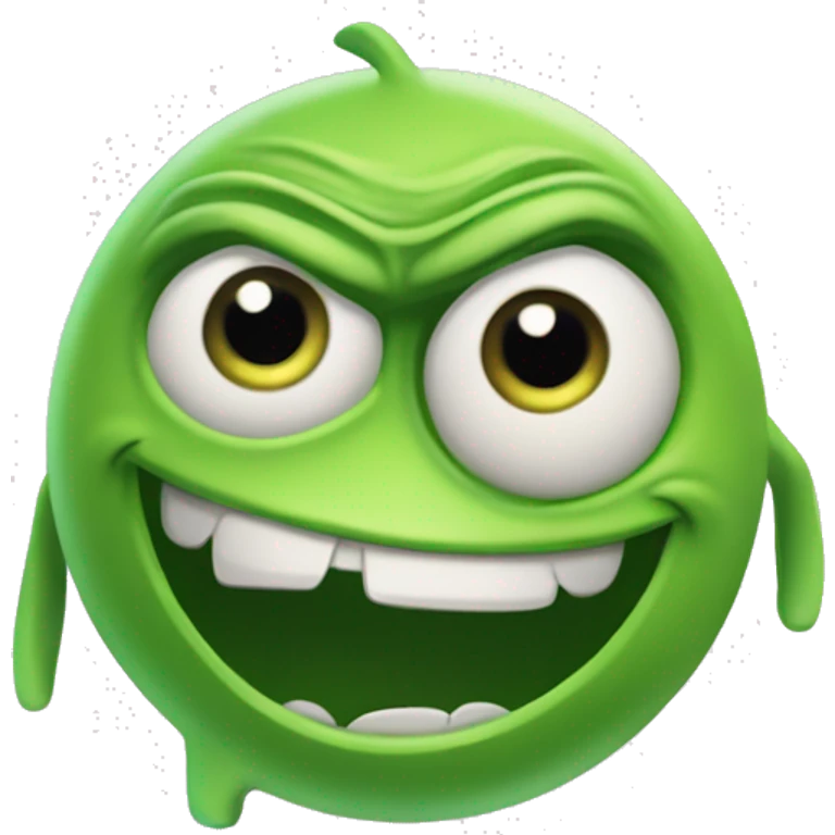 Mike Wazowski from Monsters Inc. with one eye emoji | AI Emoji Generator