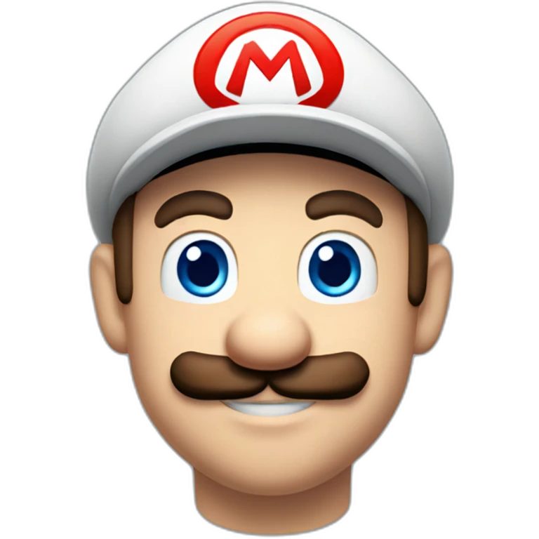 mario blue eyes emoji | AI Emoji Generator
