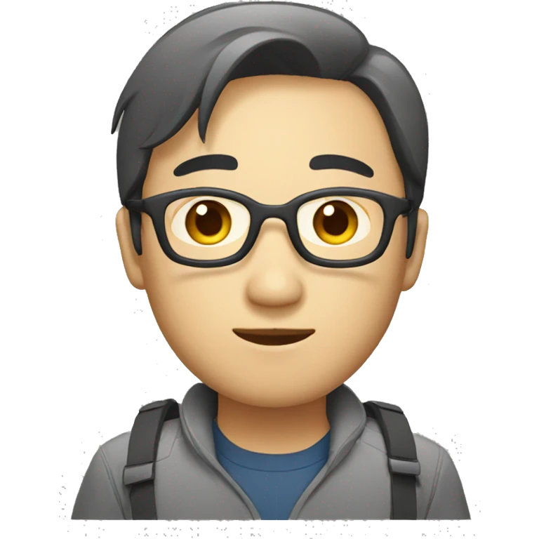 working hard asian emoji | AI Emoji Generator