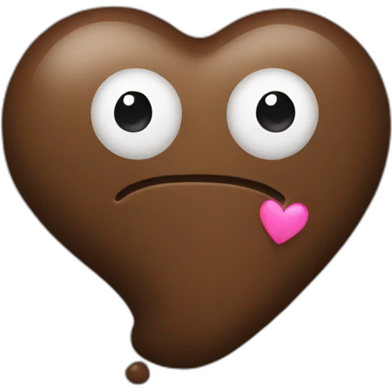 Poop with heart emoji | AI Emoji Generator