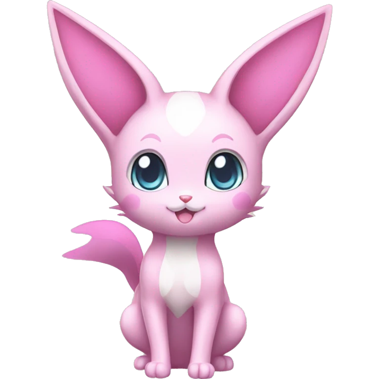 Kawaii Sylveon-Mew-Espeon-Pokémon full body emoji | AI Emoji Generator