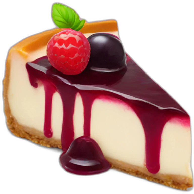 No bake cheesecake with 3 jams emoji | AI Emoji Generator