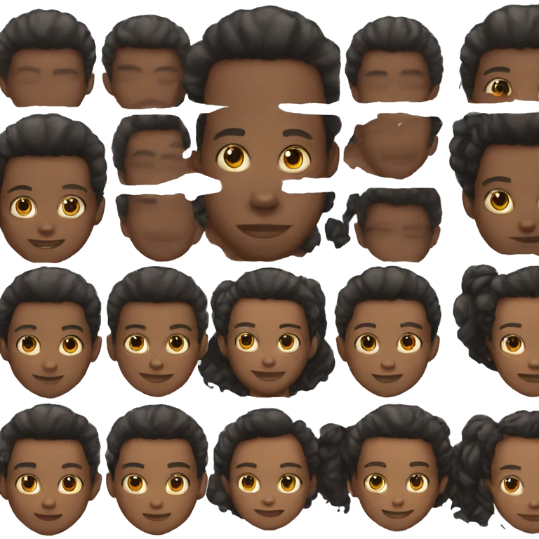A 10 year old black boy and 13 year old black boy emoji | AI Emoji ...