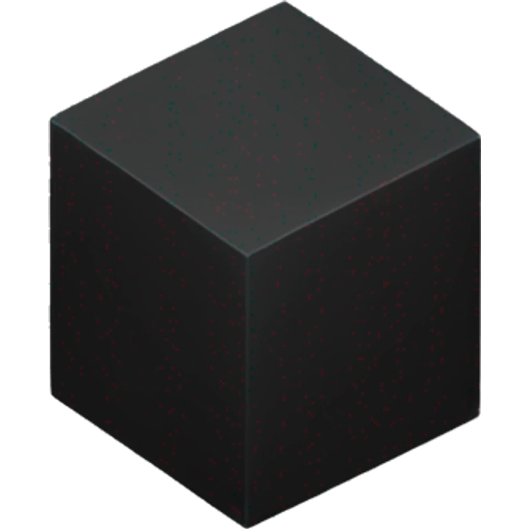 Fully black square emoji | AI Emoji Generator
