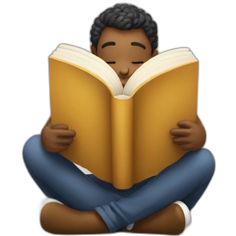 reading a book emoji | AI Emoji Generator